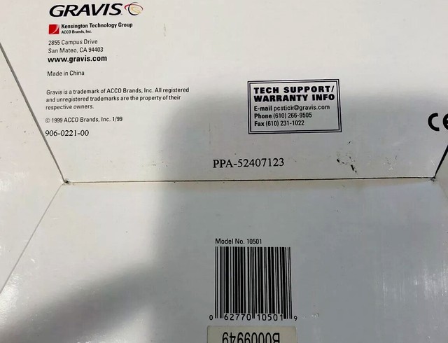 Gravis Destroyer Joystick for Windows 95 and 98 Compatible for sale ...