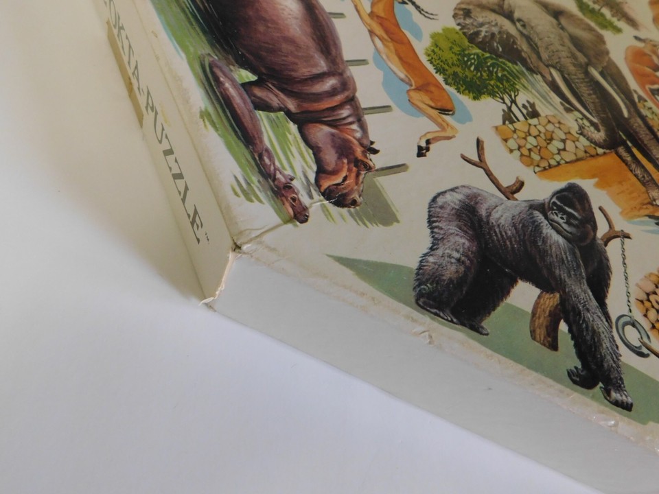 COMPLETE Vintage 1968 Springbok "ZOO ANIMALS" OKTA Puzzle PZL8007 | eBay