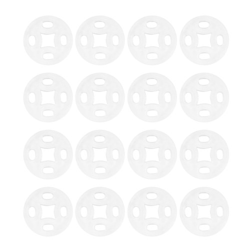 100 Pcs Sewing on Snap Buttons Sheer Blouse Fastener Press Studs Suite ...