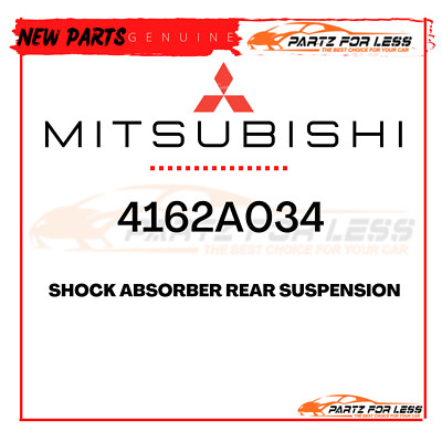 4162A034 MITSUBISHI GENUINE SHOCK ABSORBER REAR SUSPENSION NEW OEM | eBay