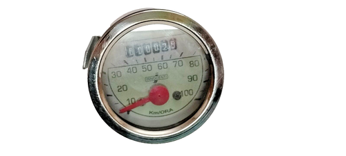 VEGLIA 60 MPH SPEEDO ROUND TYPE SPEEDOMETER FITS LAMBRETTA LD D ...