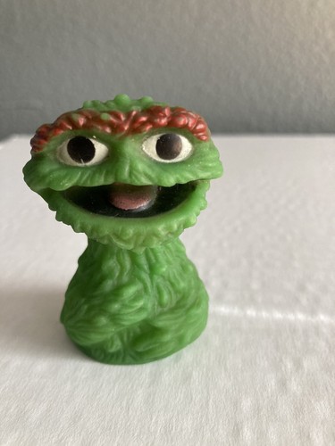 Vintage Muppet Sesame Street Oscar The Grouch Finger Puppet | eBay