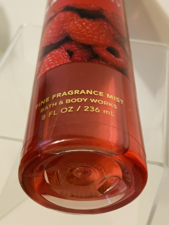 Bath and Body Works SUN-RIPENED RASPBERRY Fine Fragrance Mist ~ 8 fl.oz ...