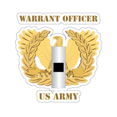 Kiss-Cut Stickers - Emblem - Warrant Officer - WO1 X 300 | eBay