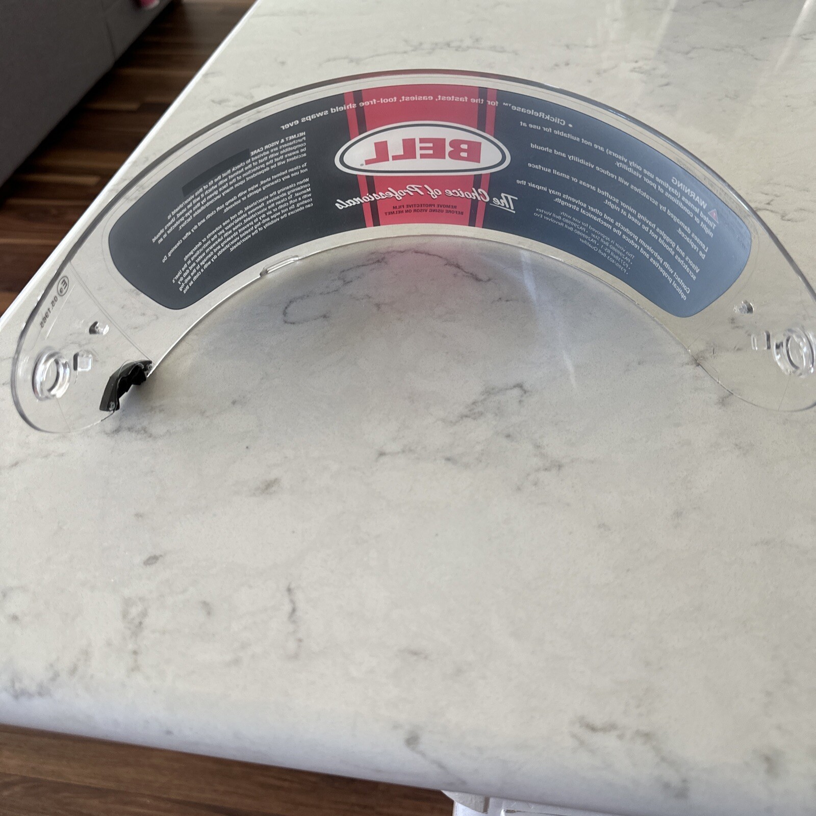 Bell Clear Shield Visor P157 CS FS Star Rs-1 Vortex Qualifier Revolver ...