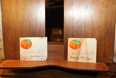 Vintage 1949 Pair of Oak Ridge TN Presbyterian Halloween Party Name ...