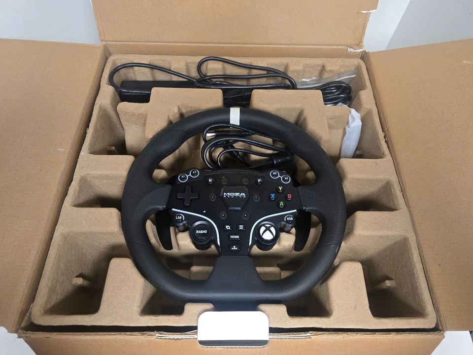MOZA RACING RS074 Game R3 Racing Wheel and Pedals Black PC ONLY.(NO ...