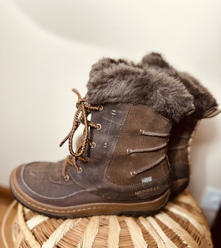 Merrell Womens Size 9.5 Decora Sonata Winter Boots Waterproof Insulated ...