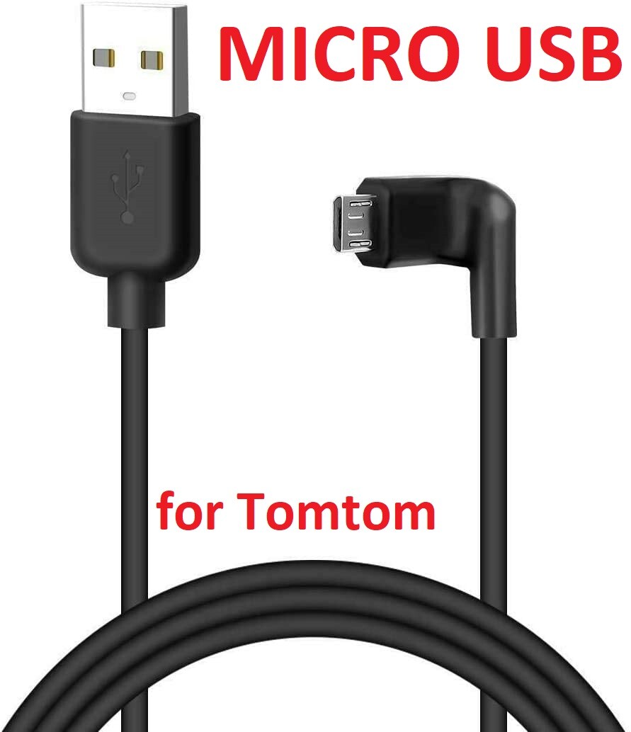 Sync Data Charger Cable Right Angle MICRO USB Lead for Tomtom GO START ...