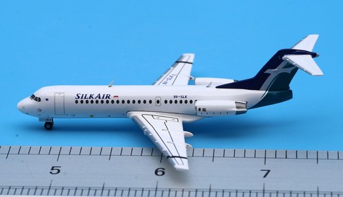 JC Wings 1:400 EW4F70002 SilkAir Fokker 70 Diecast Aircraft Jet Model ...