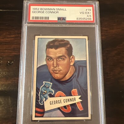 1952 Bowman Small George Connor #19 PSA 4.5 HOF | eBay