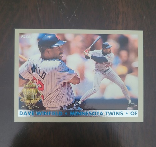1993 Fleer Final Edition Dave Winfield Diamond Tribute #9 Minnesota ...