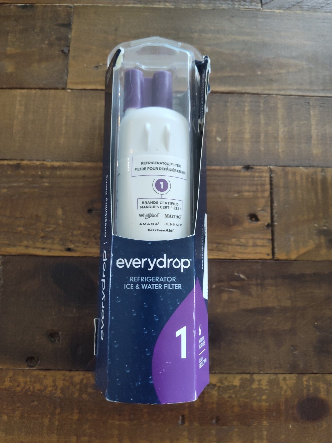 Genuine Whirlpool Every Drop Ice & Water Refrigerator Filter 1 EDR1RXD1 ...