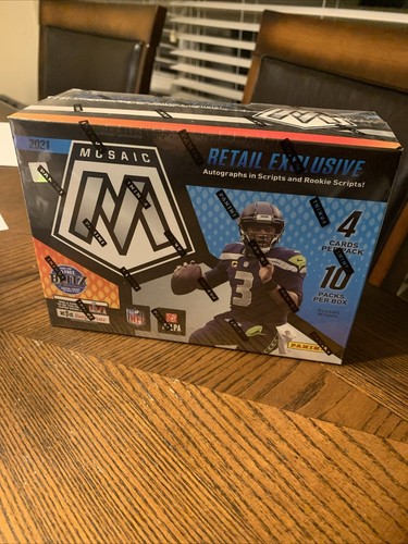 2021 Panini NFL Football Mosaic Mega Box Target New Factory Sealed | eBay