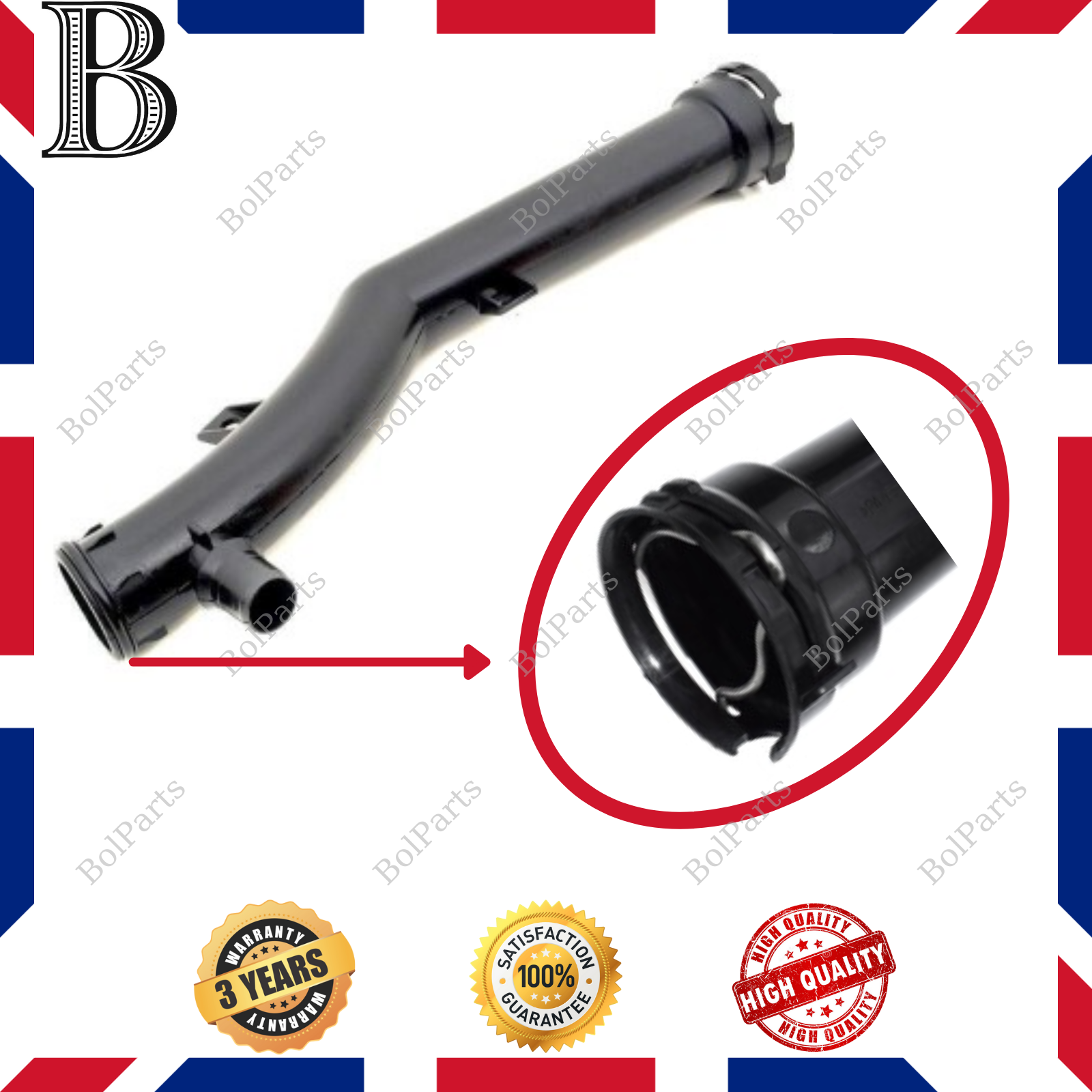 Water Coolant Pump Hose Pipe fits PEUGEOT CITROEN DS 1.6 1351VF 1351.VF ...