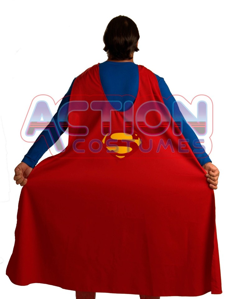 George Reeves Superman Cape 50's Style- "M" size - READY TO SHIP | eBay