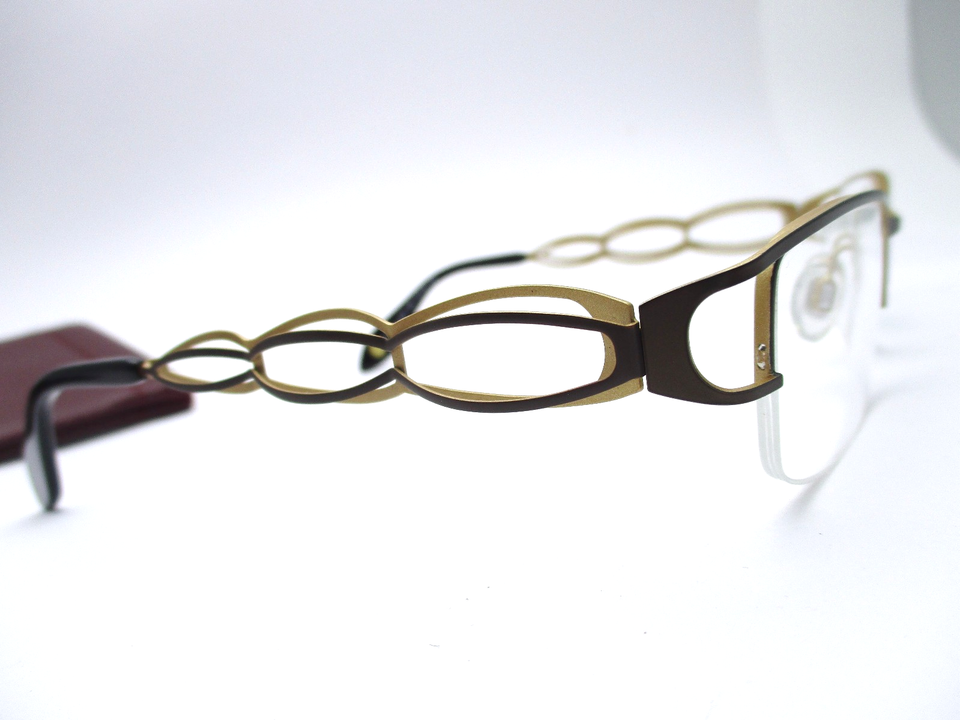 NEW • FYSH U.K. • 3432-563 Eyeglasses Frame 51[]19-135 Matte Brown ...