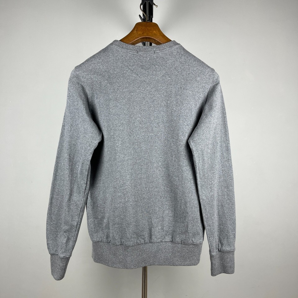 Eleventy Men’s Gray Cotton Crew Neck Sweatshirt – Fits Like Size S | eBay
