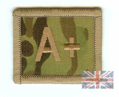 NEW Crye Multicam - Hook (Sticky) Backed - BLOOD GROUP PATCH A POS (UBACS | eBay Australia