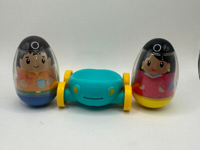 2009 Hasbro Playskool Weebles Man & Woman Figure & Car | eBay