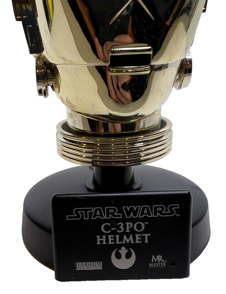 Star Wars Master Replicas Scaled C-3P0 Helmet - Radio Shack Exclusive ...