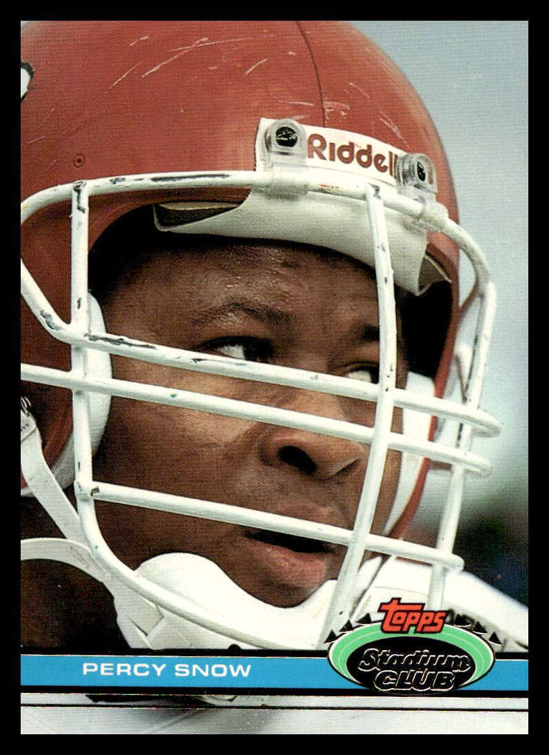 1991 Stadium Club #464 Percy Snow Kansas City Chiefs | eBay