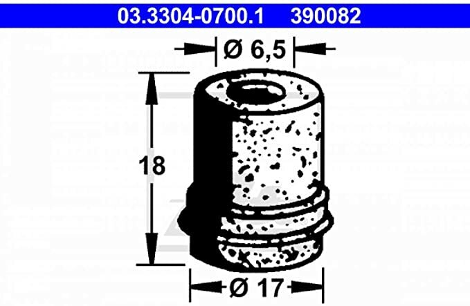 Porsche 1965-1976 911 Master Cylinder Grommets - GERMAN OEM! 2 pcs ...