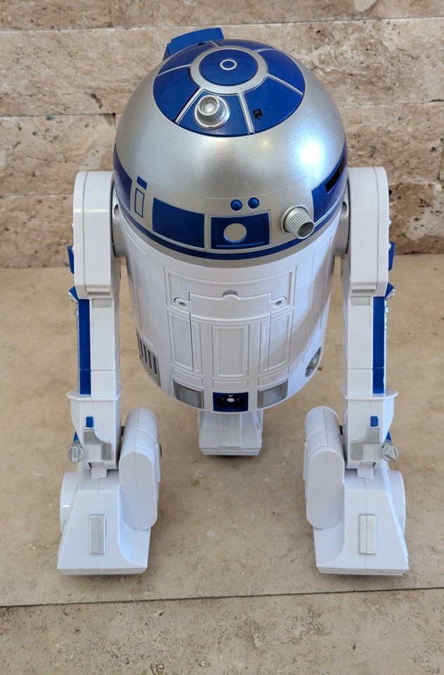 STAR WARS R2D2 ASTROMECH DROID Interactive Robot Hasbro WORKS GREAT | eBay