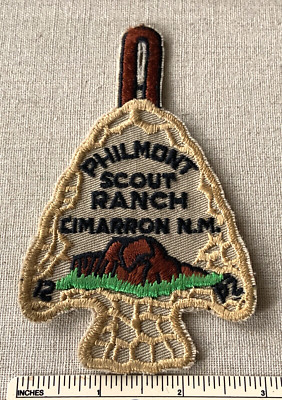 Vintage PHILMONT SCOUT RANCH Cimarron New Mexico Arrowhead PATCH BSA Scouting | eBay