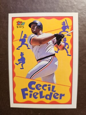 1992 Topps Kids - #76 Cecil Fielder Detroit Tigers Legend 🔥 | eBay