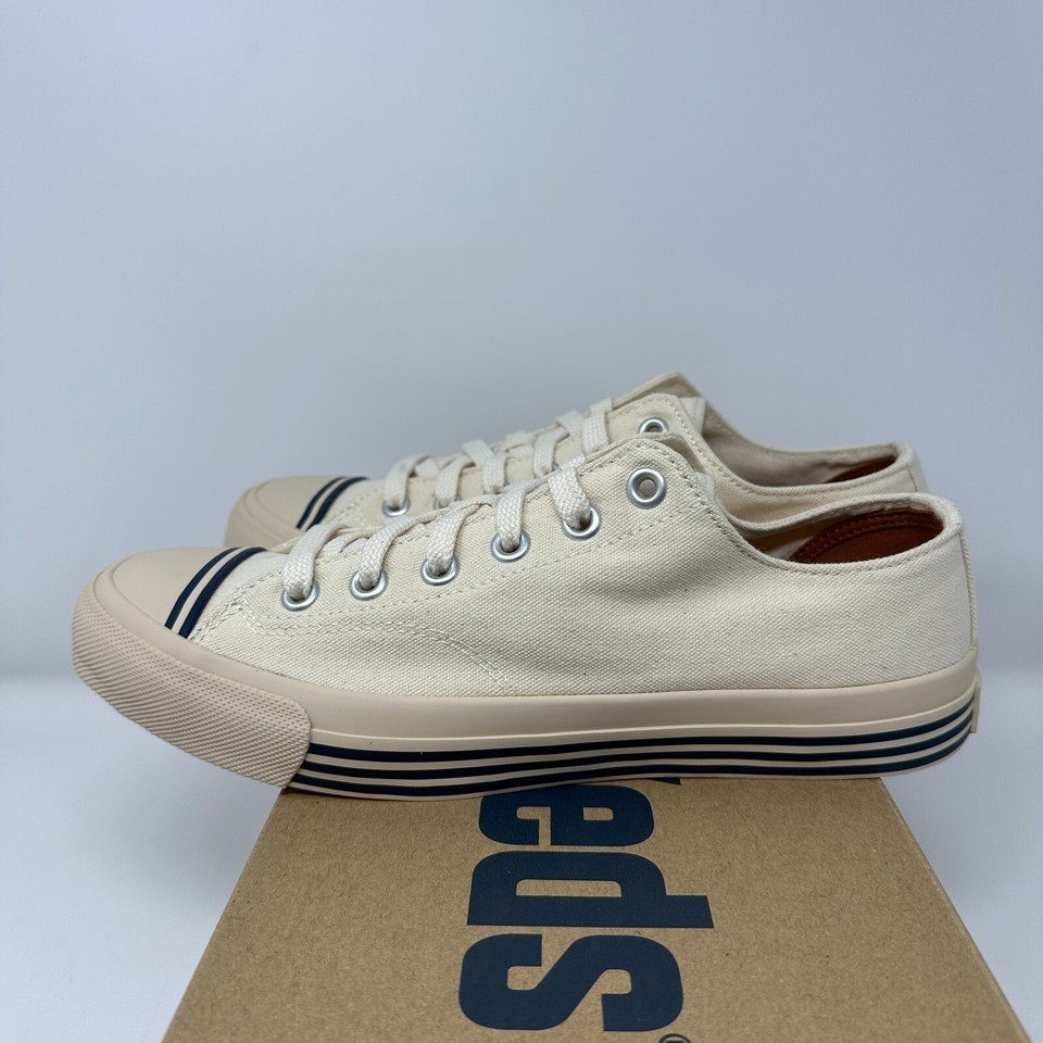 Pro-Keds SUPER 69ER Canvas Sneakers Mens Size 9 PK65592 Cream Navy | eBay