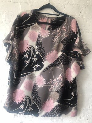 Phase Eight Blouse Size 10 Kimiko Floral Frill Brand New with Tags RRP ...