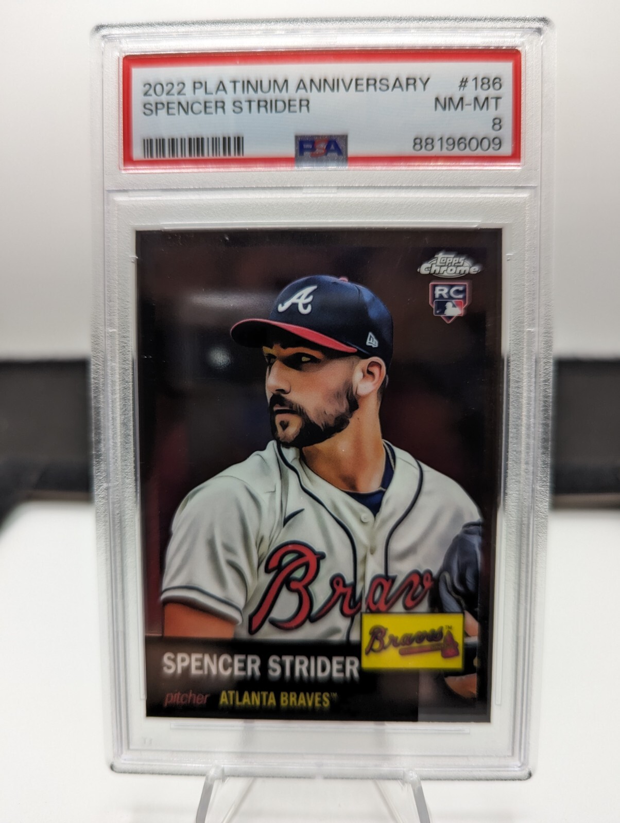 2022 Topps Chrome Platinum Anniversary - #186 Spencer Strider (RC) for ...
