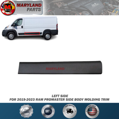 For 2019-2023 RAM Promaster Side Body Molding Trim Black Left Driver ...