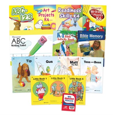 [NEW] Abeka K4 Homeschool Child Full-Grade Kit (Manuscript Edition) | eBay
