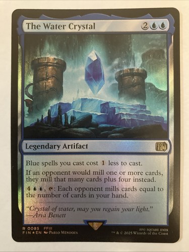 MTG - The Water Crystal - Rare FOIL #85 R - Final Fantasy NM | eBay