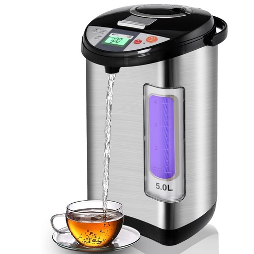 5L Water Boiler and Warmer, Stainless Steel Hot Water Dispenser w ...
