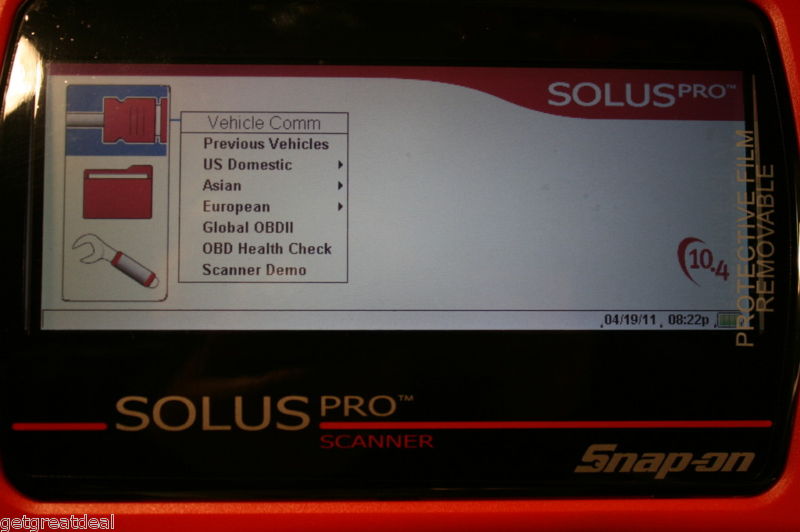 Snap-On Solus Pro KIT Asian Domestic 10.4 Scan Tool | eBay