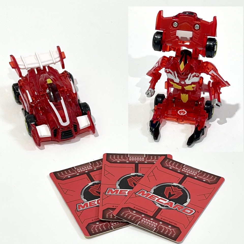 Mecard Deluxe Transforming Robot Toy Car Battle Game with Cards | eBay