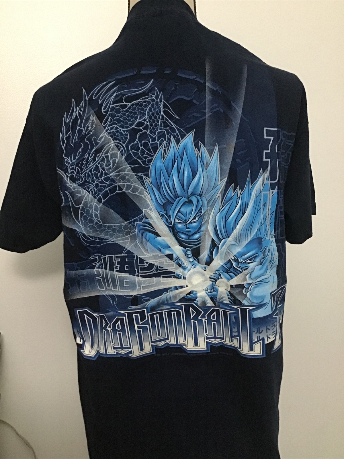 Vintage 2002 Dragon Ball Z Shirt Goku Super Saiyan Ve… - Gem