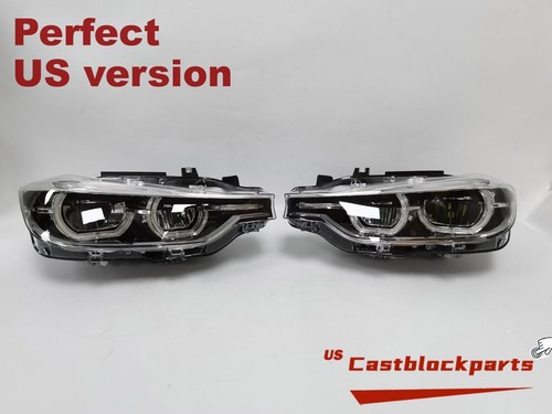 15-19 BMW 3 Series 330 335 328 F30 LCI LED HEADLIGHT ASSEMBLY ...