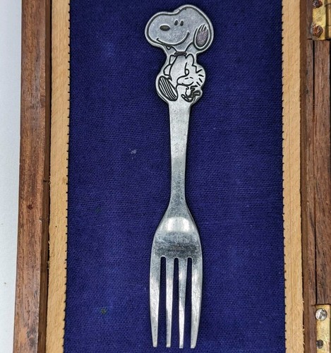 Danara Peanuts Snoopy Woodstock Stainless Steel Childs Fork 1958 1965 ...