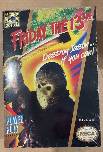 NECA Friday the 13th NES Jason Voorhees 8bit Exclusive *NEW* SEALED ...