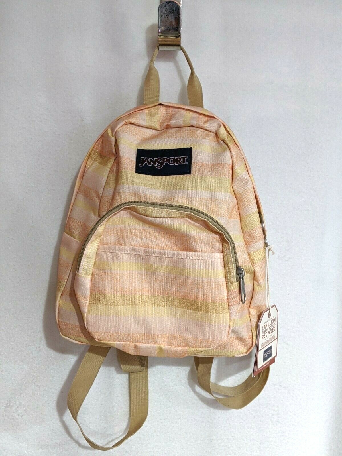Jansport Half Pint Backpack 625 cu in Sunny Stripe 7U3 JS00TDH67U3 for ...