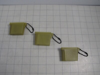3-pack CW Resources Ear Plug Case with Inserter Military Style w/ Chain ...