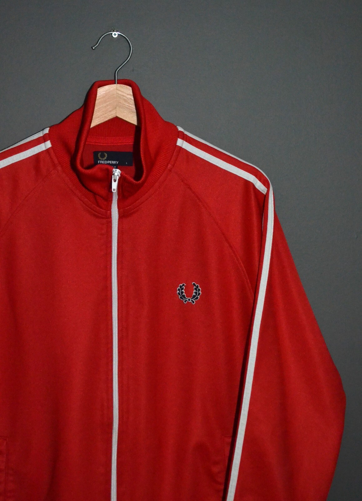 Fred Perry Twin Taped Track Jacket L - Gem