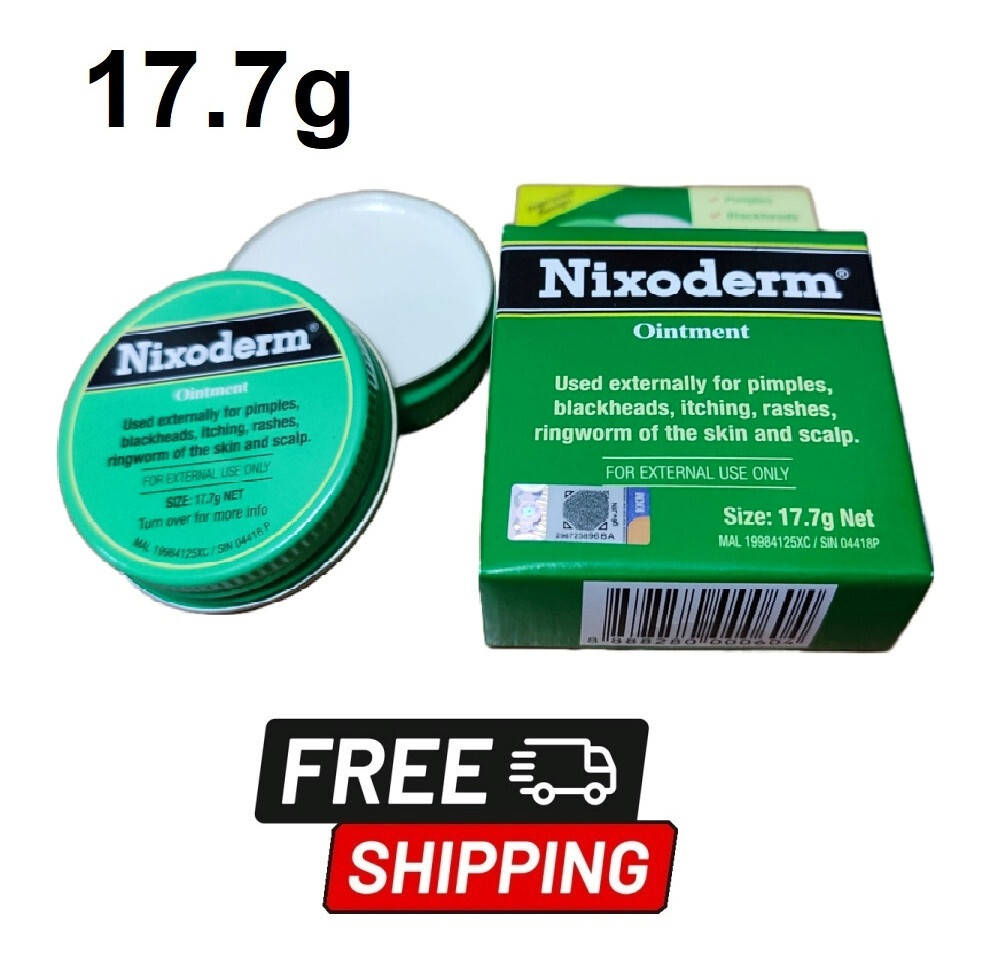 NIXODERM Cream Ointment Skin Care Treat Acne Pimples 17.7g Eczema FREE ...