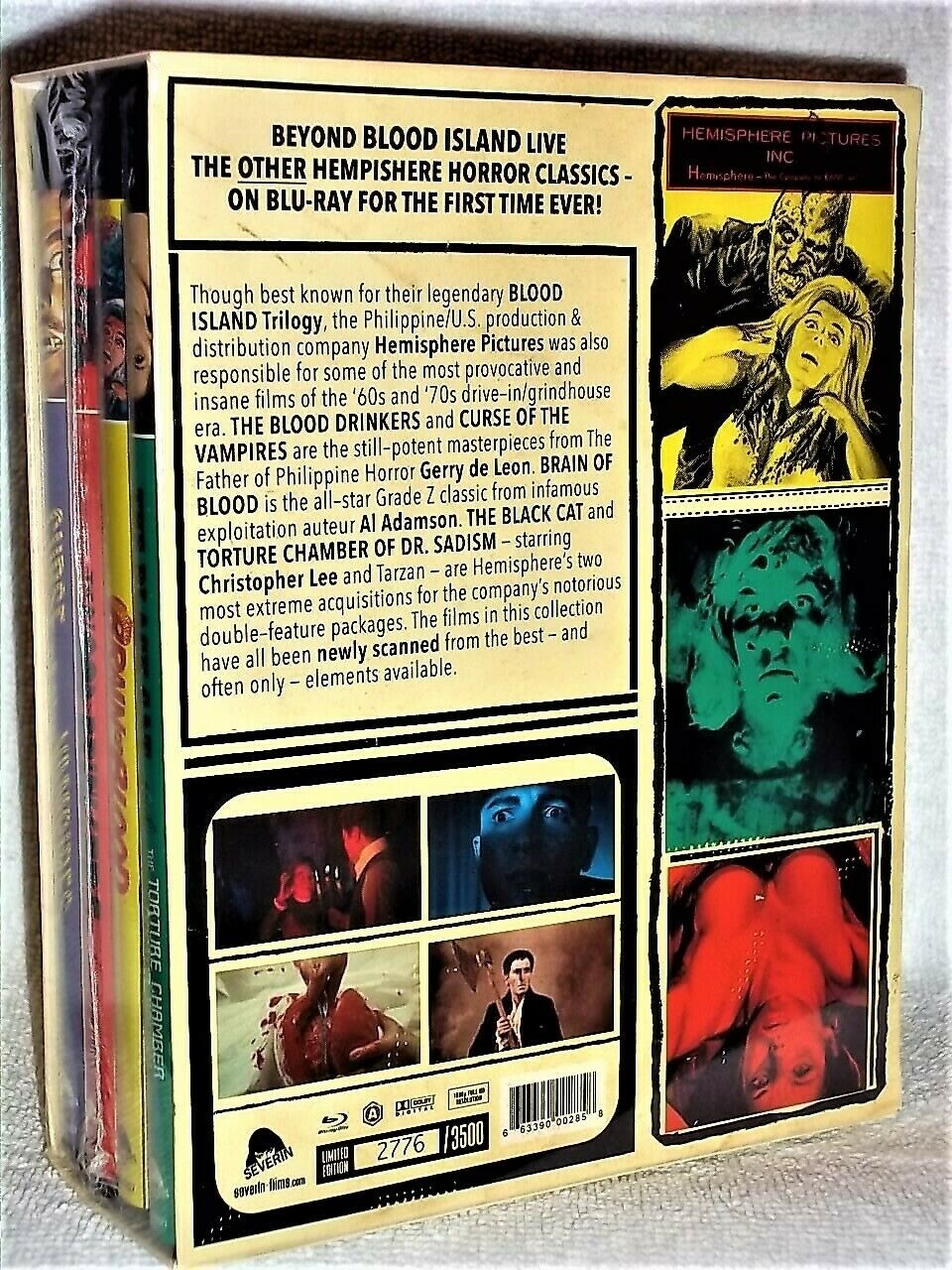Hemisphere Box Of Horror (Blu-ray, 2018, 4-Disc Set) NEW phillipine ...