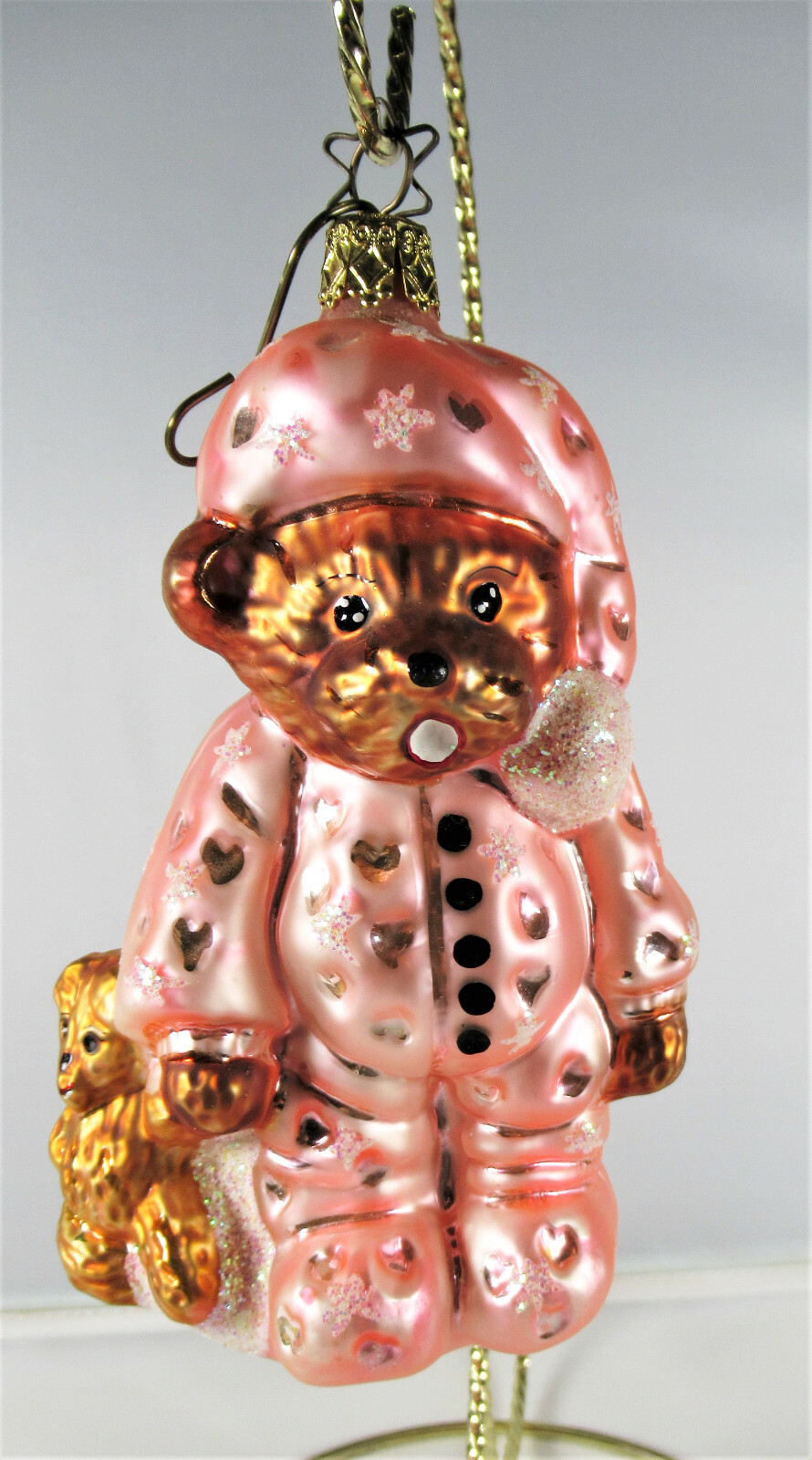 Christopher Radko Teddy Bear “Bearly Awake” Pediatrics Cancer Design ...