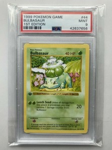 Bulbasaur 1999 Pokemon Game #44 1st Edition Price Guide - Sports Card ...
